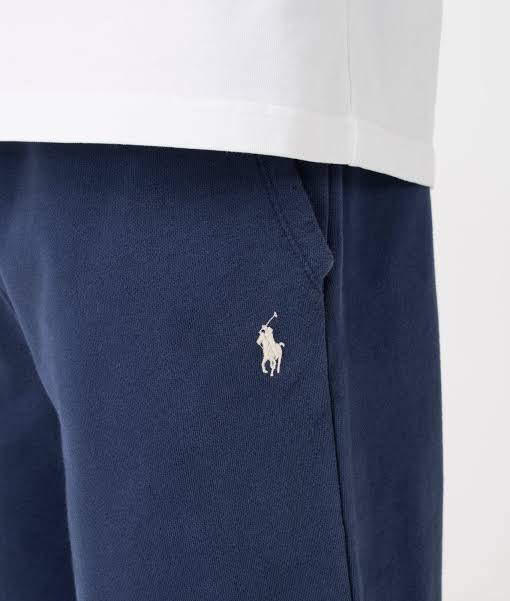 Ralph Lauren Straight Cut Baggy Sweatpants, Navy (Cotton Fleece) – VINTAGE